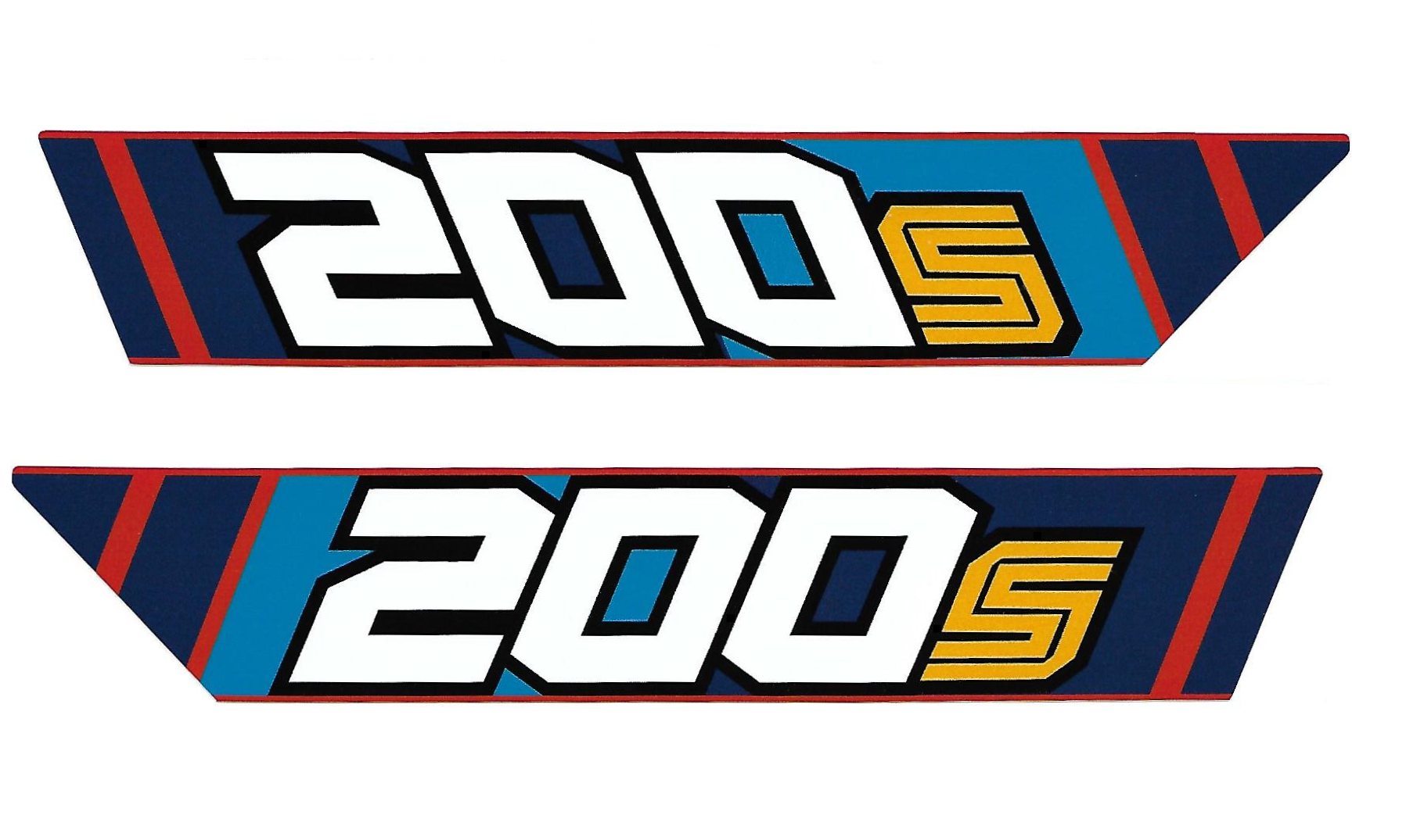 '85 ATC 200S Rear Fender Side Decals | ATC Tanks & Decals